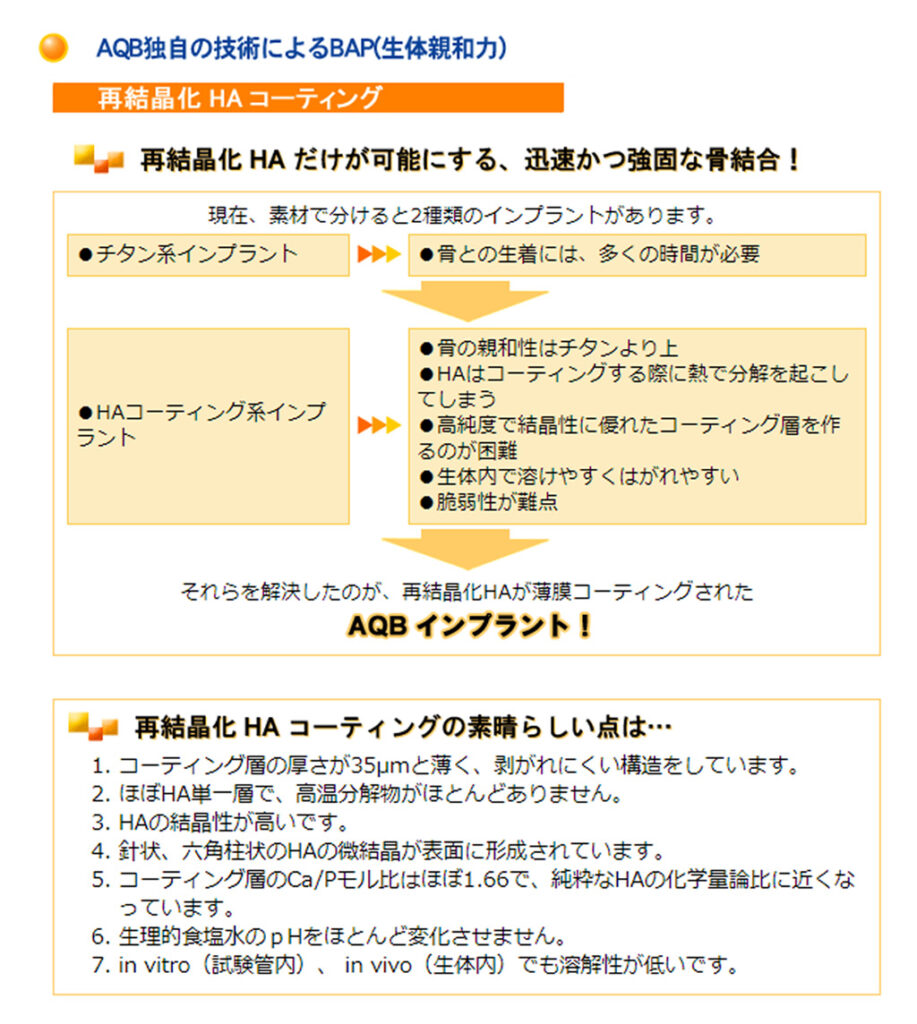 AQBインプラントシステム | 佐藤歯材 | 歯科器材、歯科材料、歯科薬品、院内感染対策の佐藤歯材